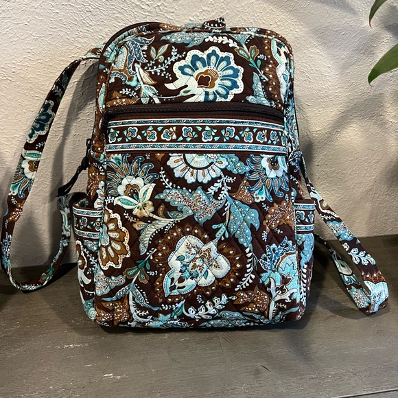Vera Bradley | Bags | Vintage Vera Bradley Java Blue Floral Blue And ...
